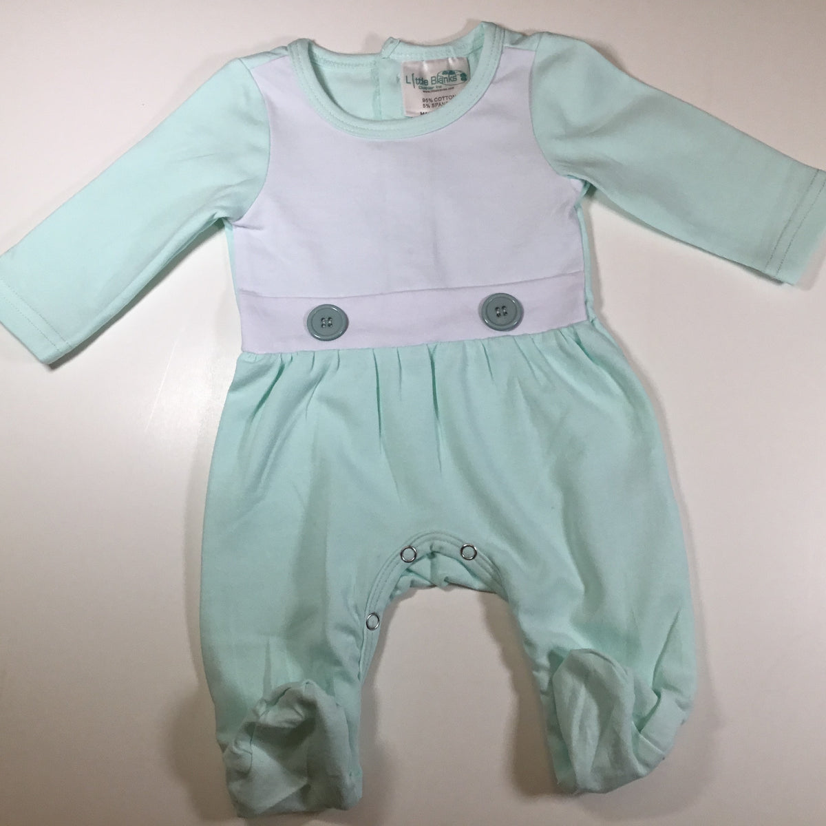 Discontinued Clearance Sleeper with Button Detail (footie) - Little ...